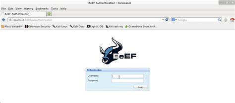 Browser Exploitation Framework Beef Metasploit In Kali Linux Nutzen