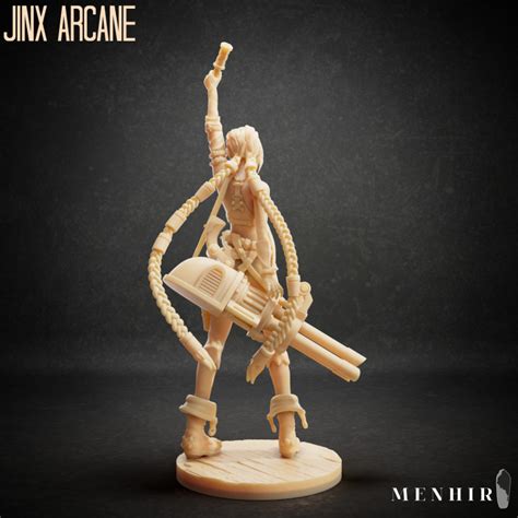 3d Printable Jinx Arcane By Menhir