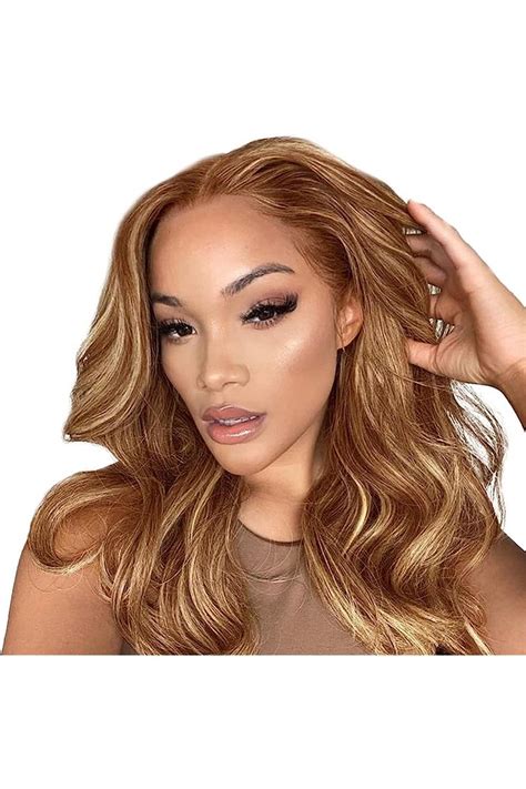 Keuet Ombre Lace Front Wig Human Hair Pre Plucked 13x4 Highlight Hd
