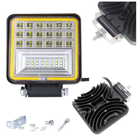 HALOGEN SZPERACZ LAMPA ROBOCZA LED COB 126W 12V 24V 110x110x20mm