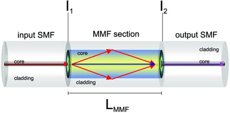 Schematic Of The MMI Sensor Based On The Core Diameter Mismatch Technique Download Scientific