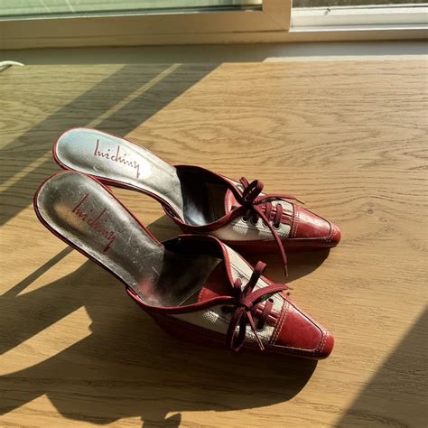 Vintage Lace Up Kitten Heels With Sneaker Inspire Depop