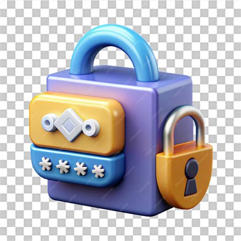 3d Password Protection Concept Cyber Security To Protect Personal Data Padlock Icon Information