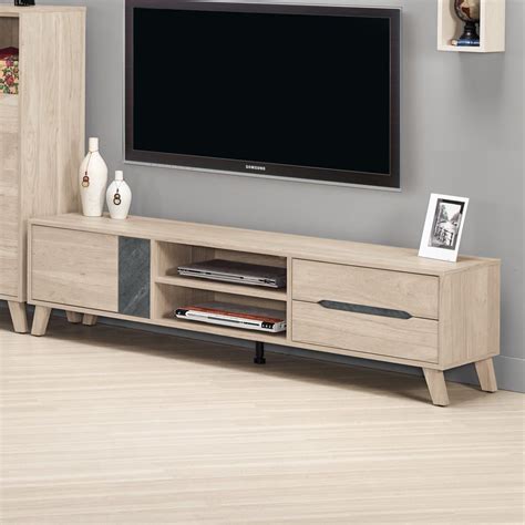 Boden 米森6尺單門二抽電視櫃長櫃視聽櫃 Pchome 24h購物