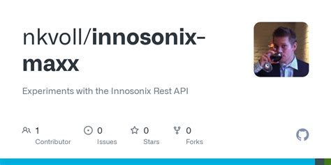 Github Nkvoll Innosonix Maxx Experiments With The Innosonix Rest Api
