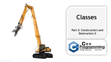 C Programming Week 4 Classes Constructors And Destructors