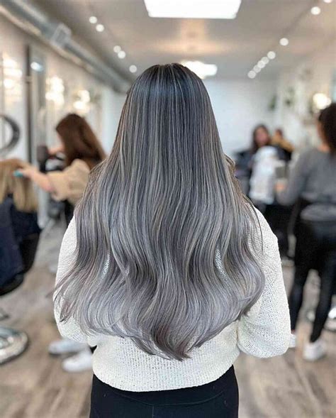 35 Stunning Grey Balayage Hair Color Ideas For Women Of All Ages