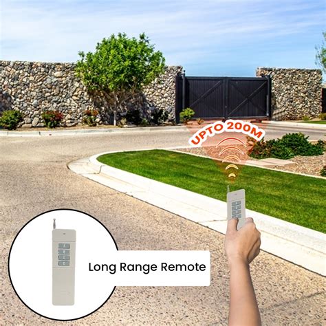 Automatic Single Swing Gate Opener Kit Full Solar Powered With Push