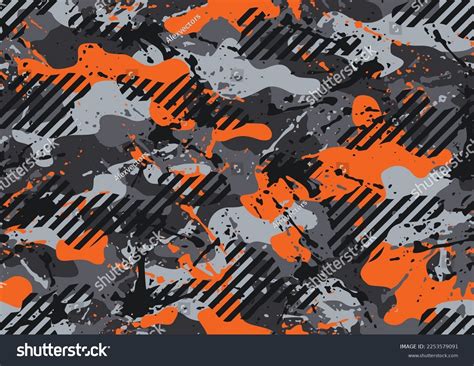 Grunge Camouflage Texture Seamless Pattern Abstract Stock Vector Royalty Free 2253579091