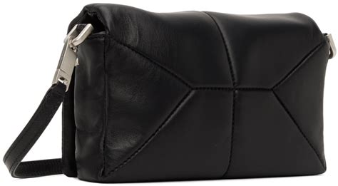 Rick Owens Black Quilted Griffin Bag Rick Owens