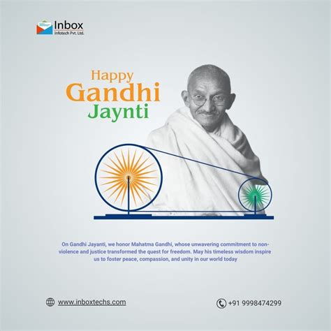 Inbox Infotech Pvt Ltd On Linkedin Gandhijayanti2024 Mahatmagandhi Peaceandnonviolence