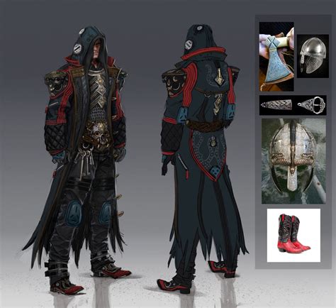 Necromancer Outfit Design Breach Paul Adam On Artstation At