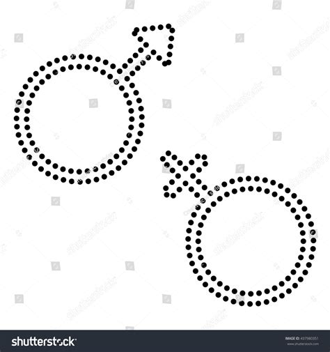 Sex Symbol Sign Stock Vector Royalty Free 437980351 Shutterstock