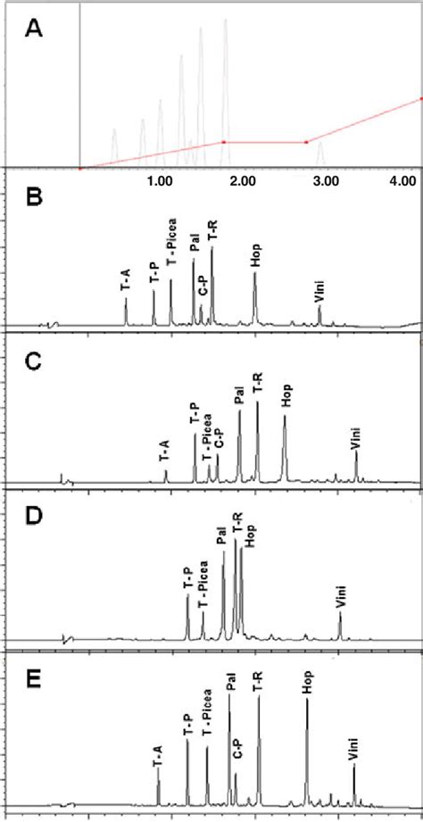 Comparison Of The Theoretical Chromatogram Predicted By The Drylab