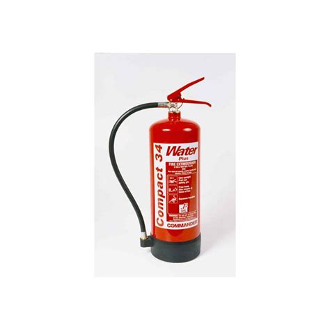 Water Additive Fire Extinguisher 6 Litre Compact 34 Commander Ws6ea