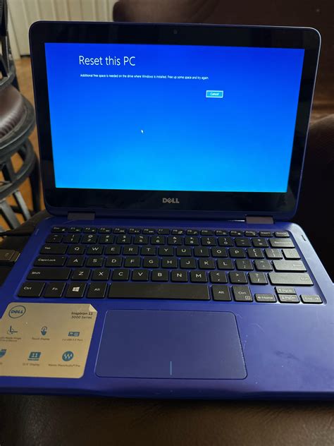 Dell Reset Wont Execute Due To Lack Of Free Space Rpchelp