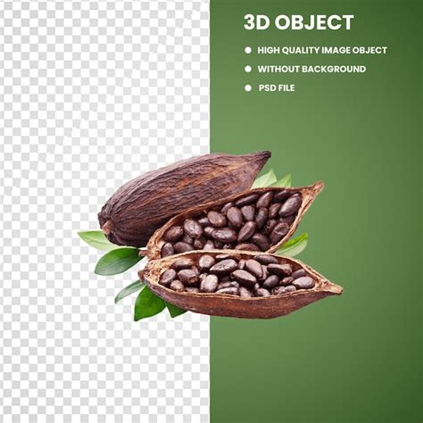Premium Psd Paper Bag Cocoa Bean Chocolate