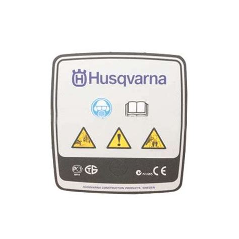 Husqvarna Label Hus 505038901 Yard Parts And Accessories