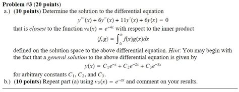 solved problem 3 20 points a 10 points determine the