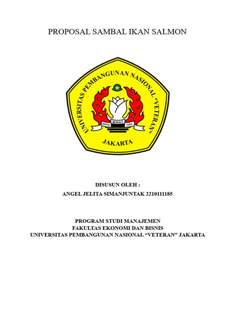 Proposal Sambal Ikan Salmon Pdf