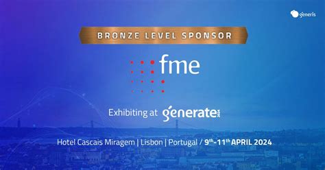 Generis On Linkedin Generate2024 Bronzesponsor