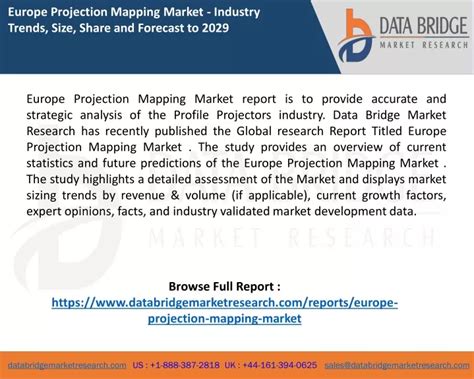 PPT Europe Projection Mapping Market Report PowerPoint Presentation