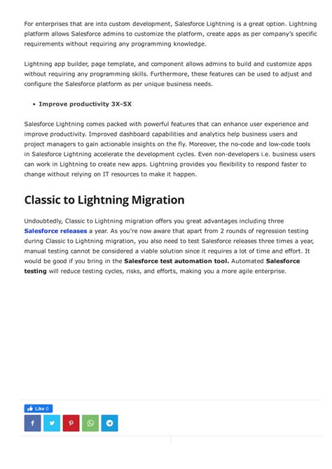 Ppt Understanding The Benefits Of Salesforce Classic To Lightning Migration Powerpoint