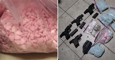 Drug Bust Reveals Pink Heart Shaped Fentanyl Pills That Mimic