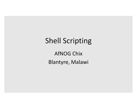 Ppt Shell Scripting Powerpoint Presentation Free Download Id4219289