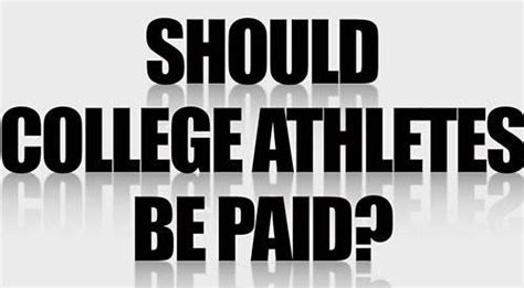 Making The Case To Pay College Athletes The Sports Column Sports