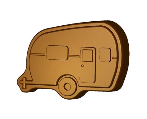 Camper Stl File For 3d Printers And Cnc Router Transport Stl Etsy