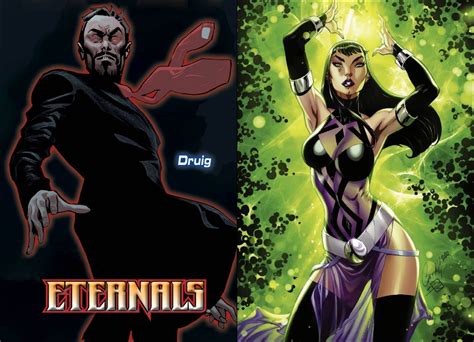 Sersi And Druig Eternals Vs Exodus And Rachel Summers Mutants Battles