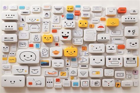 premium photo chat messages left side in white background