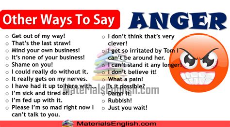 Other Ways To Say Materials For Learning English