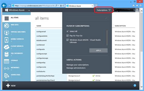 scottgu s blog updates to windows azure mobile web sites sql data