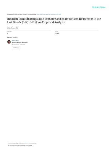 Eco Assignment Pdf Inflation Consumer Price Index