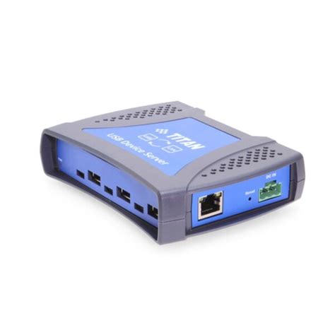 8 Port USB 2 0 Over IP Network Device Server Hub W Type C Type A Ports Coolgear