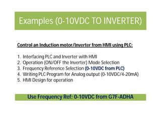 Plc Analog Input Output Programming PPT