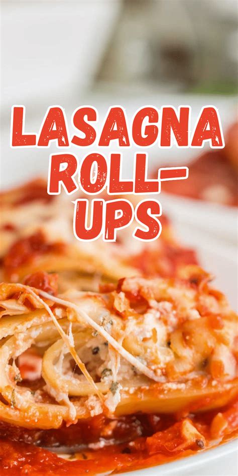 Lasagna Roll Ups An Easy Meatless Recipe