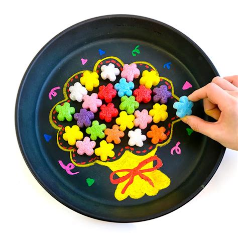 꽃 모양콘으로 꽃다발을 꾸며요 차이의 놀이