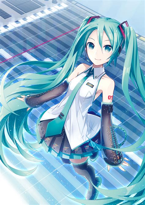 Hatsune Miku And Hatsune Miku Vocaloid Drawn By Ixima Danbooru