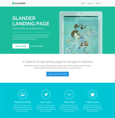 30 html5 landing page themes and templates free and premium templates
