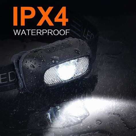 Paquete De 2 Faros Recargables Lámpara De Cabeza Led Con Sensor De