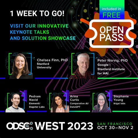 Discover The Cutting Edge Of Ai Innovation With Odsc Wests Free Open Pass Join Us For Keynote