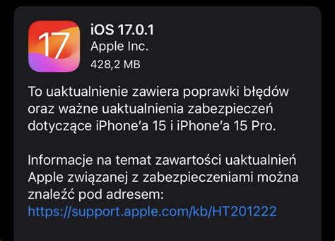 Ios 17 0 1 Ipados 17 0 1 I Watchos 10 0 1 Dostępne Co Nowego Wnosi Aktualizacja
