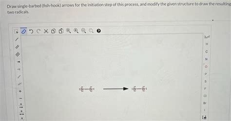 Solved Draw Single Barbed Arrows For The Initiation Step Of