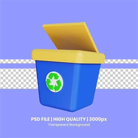 Rendu 3d Recycler Icône Objet Premium Psd Psd Premium