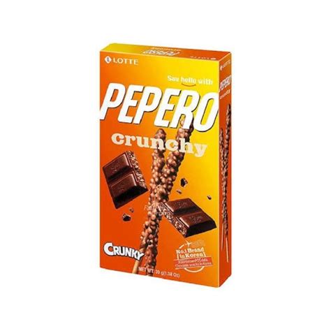 Lotte Pepero Chocolate Stick Almond Choco White Cookie Shopee