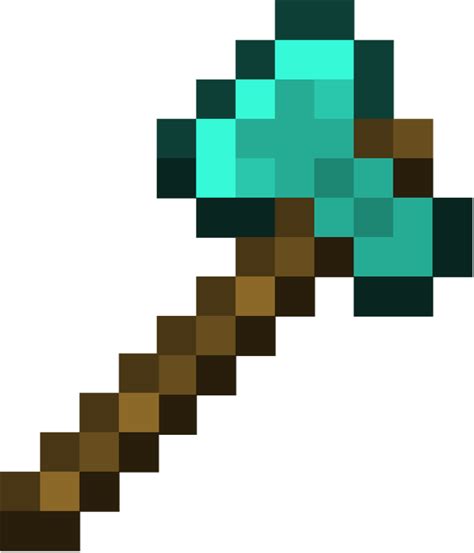 【工作】マイクラ「ダイヤモンドの斧」｜diamond Axe【コスプレ】 斧 アイコン 作成 ダイヤモンド
