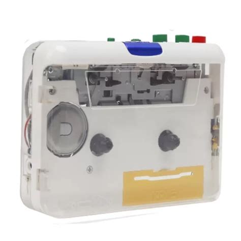 Walkman Reproductor De Cassette Usb Botón De Color Cassette A Mp3 Abs